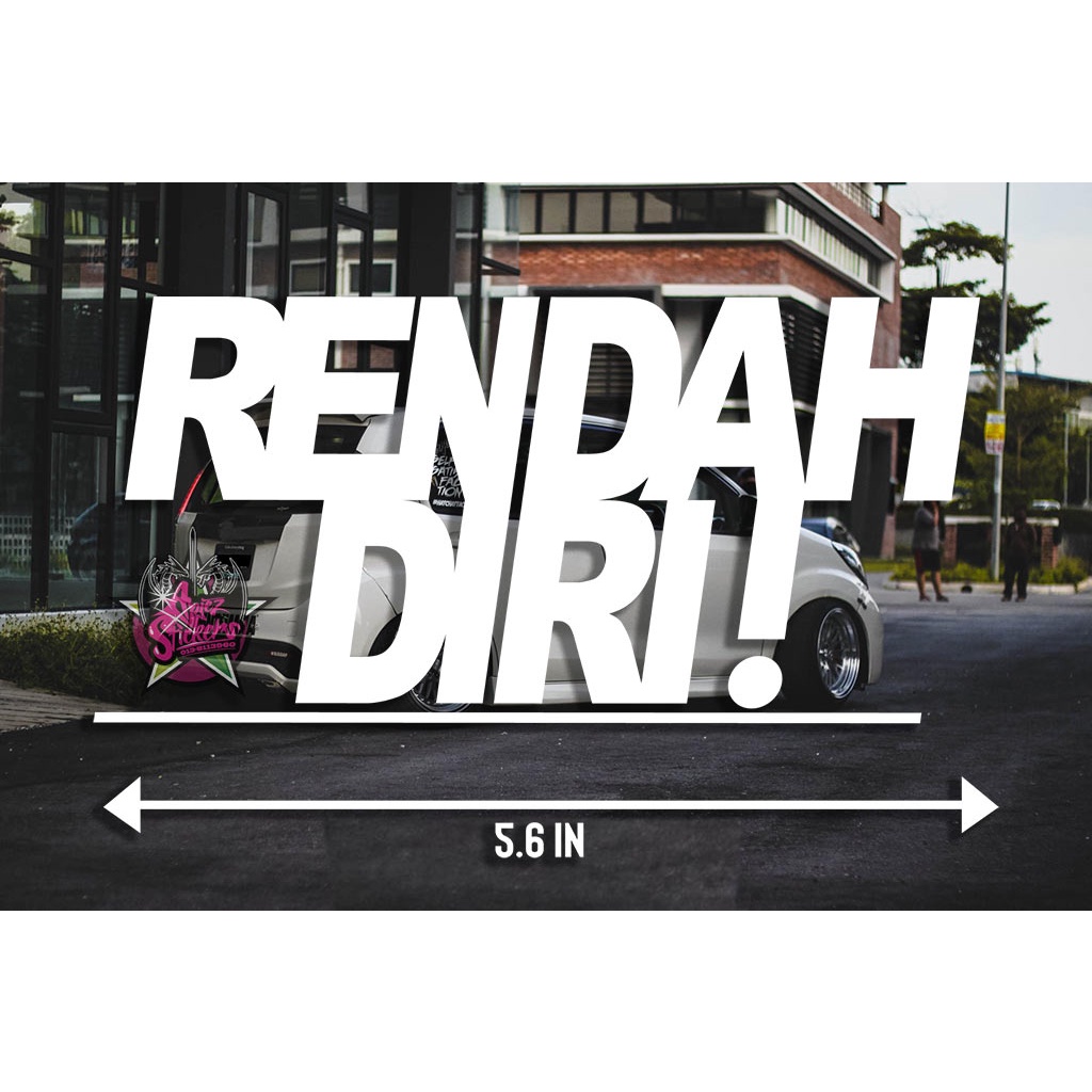 Sticker Rendah Diri Origin | Shopee Malaysia
