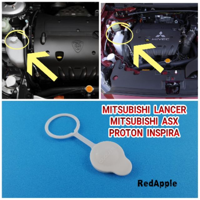 (ORIGINAL) PROTON INSPIRA MITSUBISHI LANCER AND ASX RADIATOR TANK - CAP ...