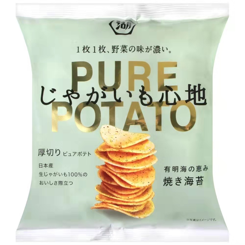 Japan Koikeya Pure Potato Chips Rock Salt / Seaweed / Sesame Oil Flavor ...