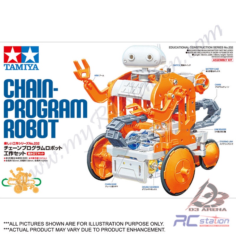 Tamiya STEM #70232 - Tamiya Chain-Program Robot [70232] | Shopee Malaysia