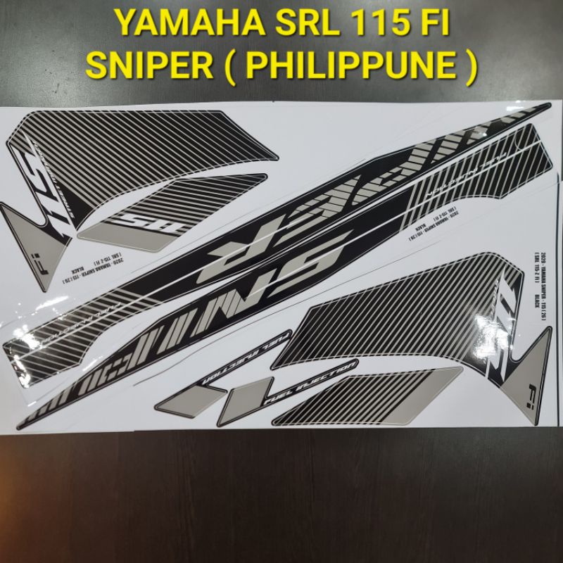 YAMAHA LAGENDA SRL 115 ZR SRL115FI SNIPER - 115 BODY STICKER ...
