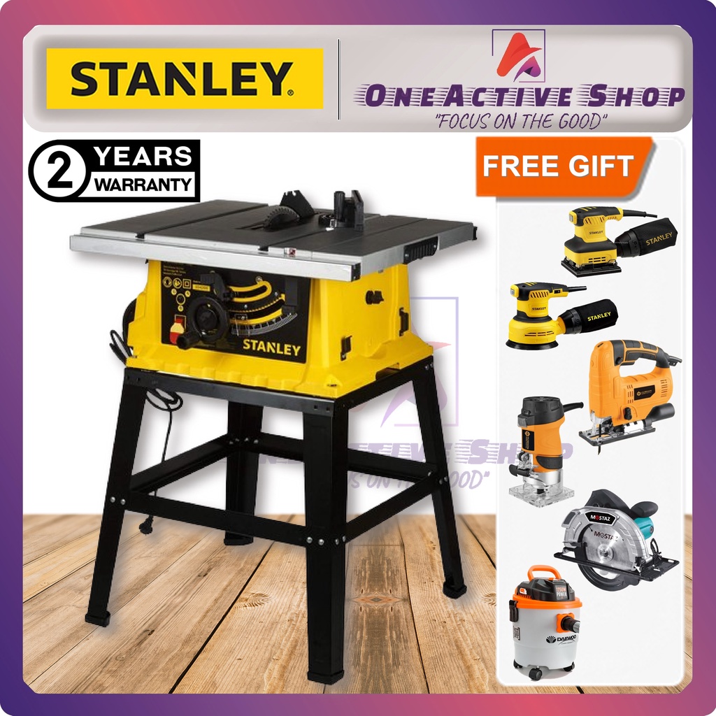 (BEST PRICE) STANLEY 10'' Table Saw 1800W SST1801 / SST1825 ( STANLEY ...