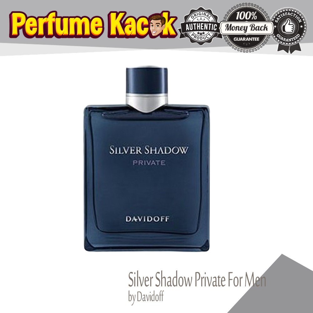 DAVIDOFF Silver Shadow Private EDT 100ML for Men Without Box Perfume ...