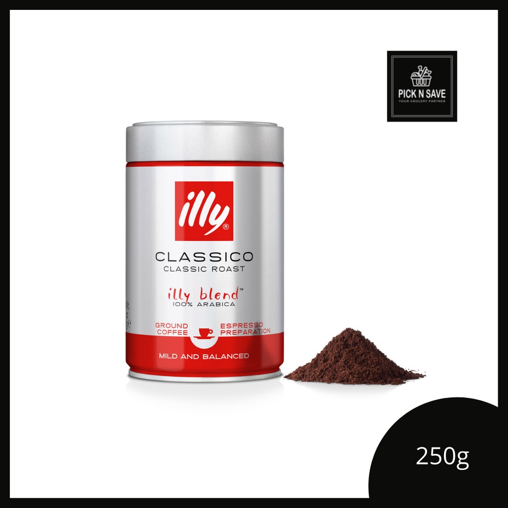 illy Ground Classico – Medium Roast Coffee (250g/Can) | Shopee Malaysia