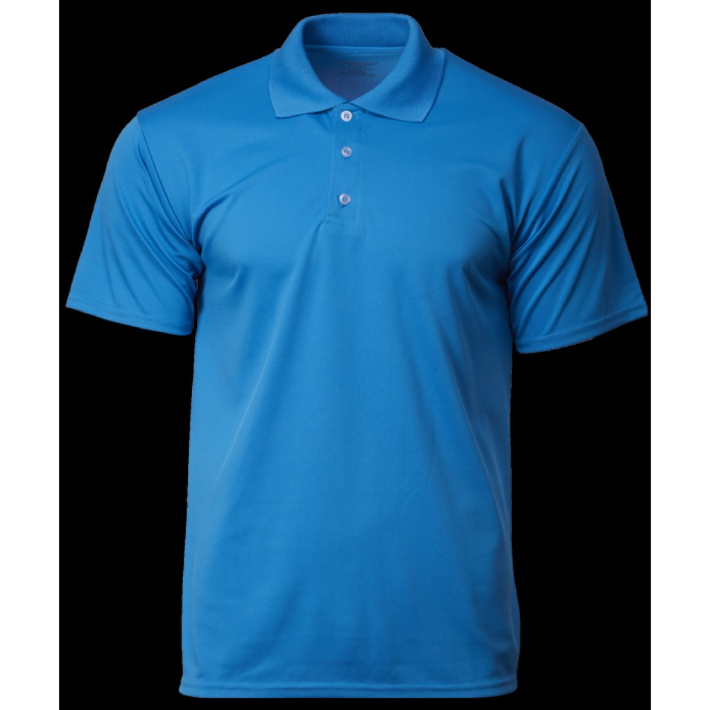 CROSSRUNNER Unisex Performance Plain Jersey Polo - White / Charcoal ...