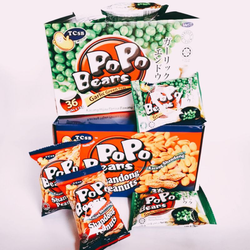 ( READY STOCK ) TCSB Popo Beans Shandong Peanuts / Garlic Green Pea ...