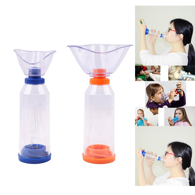 Salorie Asthma Inhaler Fog Cup Silicone Canister Sprayer Inhalation ...