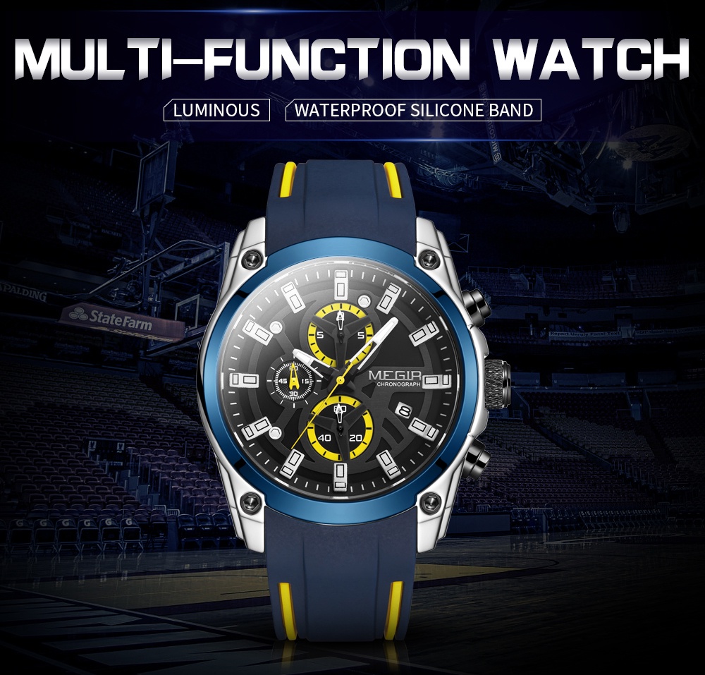 MEGIR 2144 Top Brand Men's Watches Luxury Sport Quartz Watch For Men ...