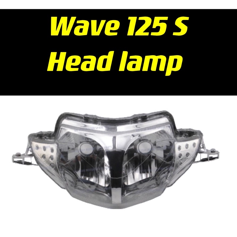 HONDA WAVE125S HEAD LAMP (ST) // WAVE125-S WAVE125S HEAD LAMP HEAD ...
