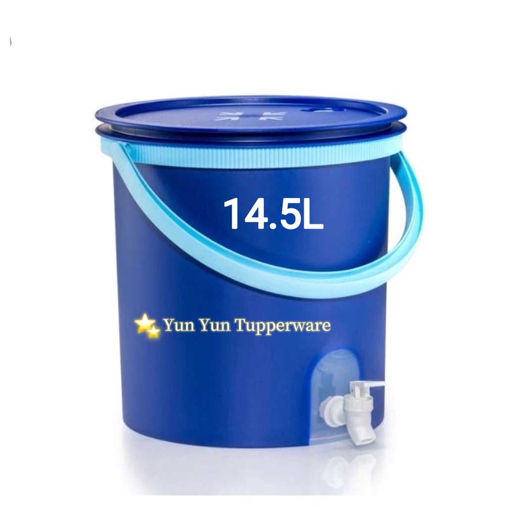 Tupperware Water Dispenser (1) 14.5L / 7L Canister (Royale Blue ...