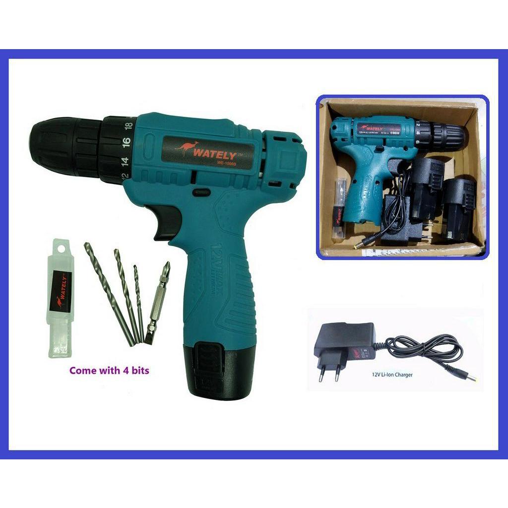 🔥SERIOUS HOT ITEM🔥 Wately Gerudi Bateri Tanpa Wayar 12V Murah / WE1000 ...