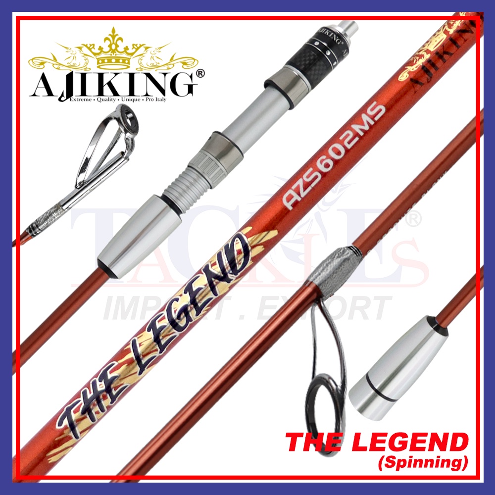 (5'7ft-7'0ft) Ajiking The Legend Joran Pancing Spinning Bottom Fishing ...