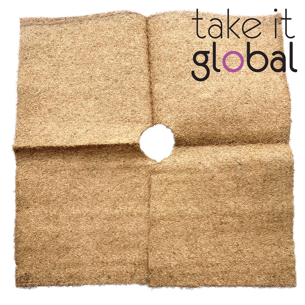 Palm Fibre Mat 1m x 1m x 1cm thickness | Shopee Malaysia