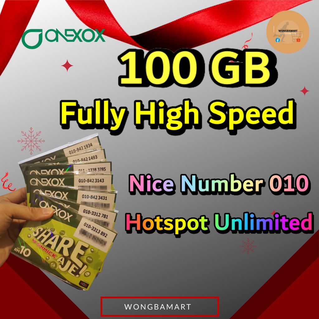 ONEXOX SIMCARD FULL HIGH SPEED DATA HOTSPOT TANPA HAD UNLIMITED CALL ...