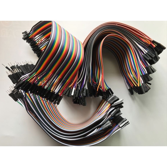 Jumper Wire F-F, M-F, M-M 20cm* 40pin | Shopee Malaysia
