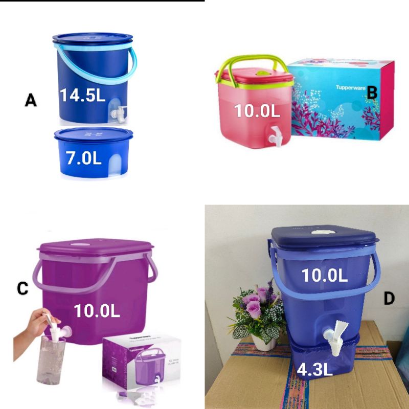 💖 Ready Stock 💖 Tupperware Water Wonder All / Water Dispenser | Shopee ...
