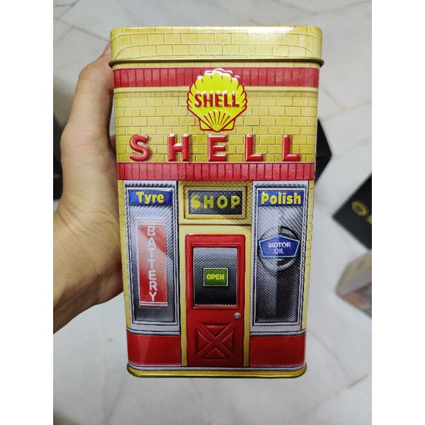 Large Shell 125 years Heritage Tin with magnets | Shopee Malaysia