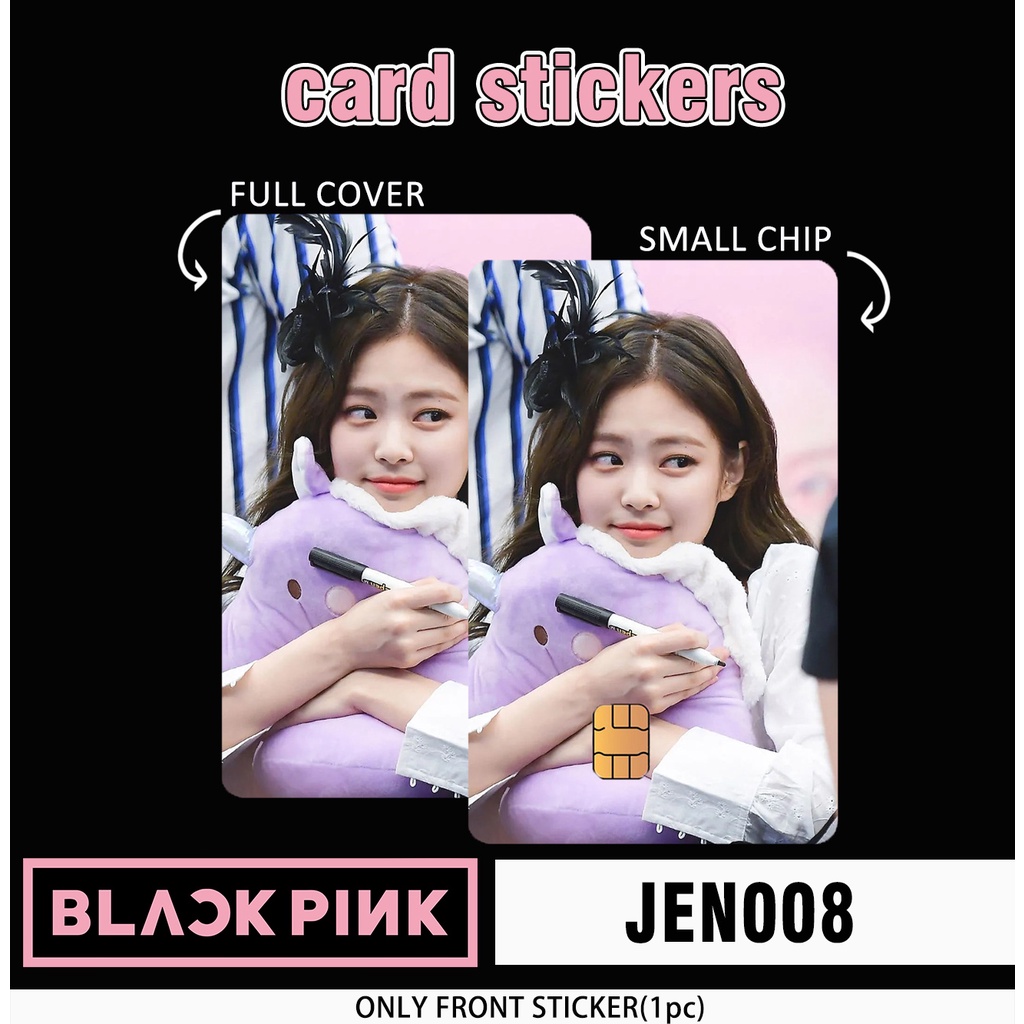 BLACKPINK JENNIE CARD STICKER - BLACKPINK NINI CARD STICKER - JENNIE ...