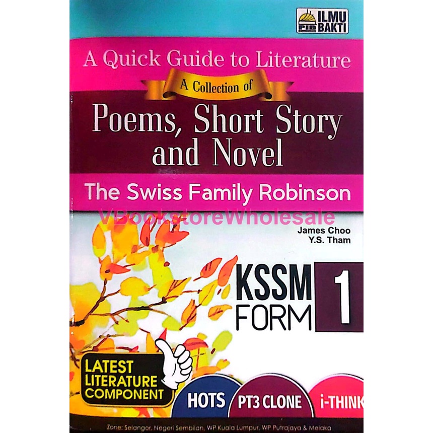 [READY STOCK] ILMU BAKTI A QUICK GUIDE TO LITERATURE PT3 FORM 1@ POEMS ...