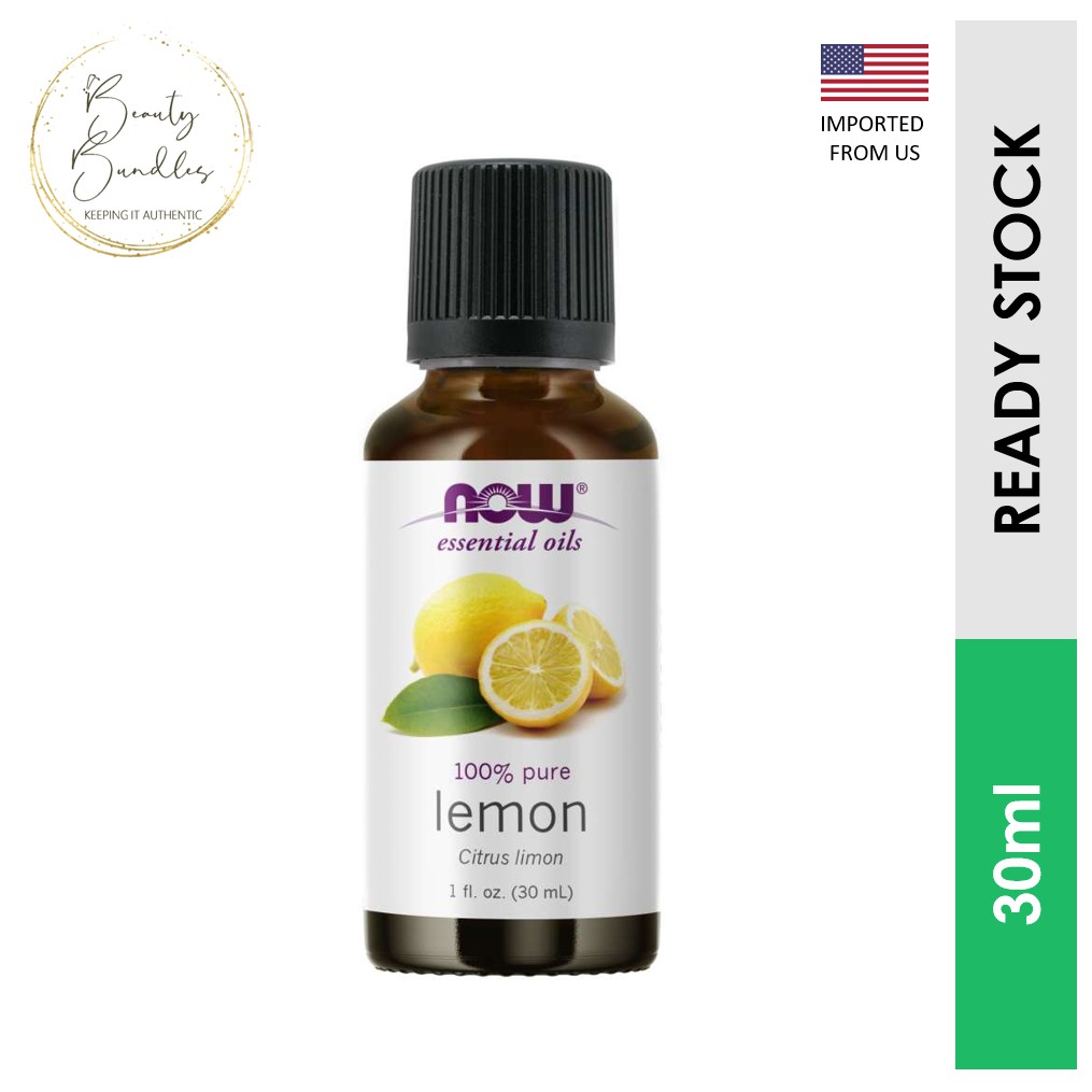 Now Foods 100% Pure Lemon Essential Oil (30 ml) | Shopee Malaysia