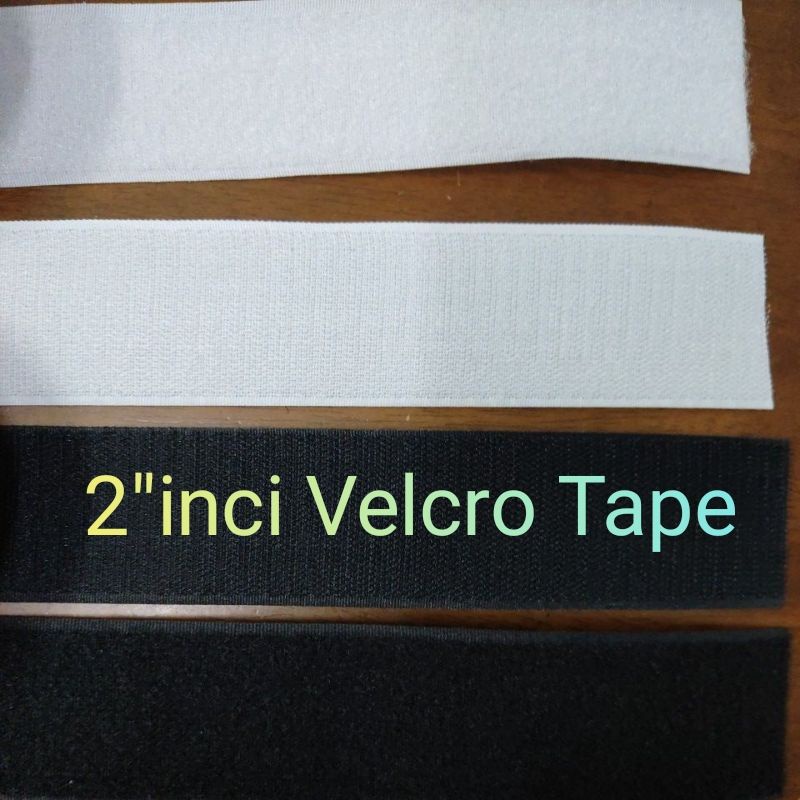 Velcro tape 相思带 魔术贴 magic tape 2"inch 1meter | Shopee Malaysia