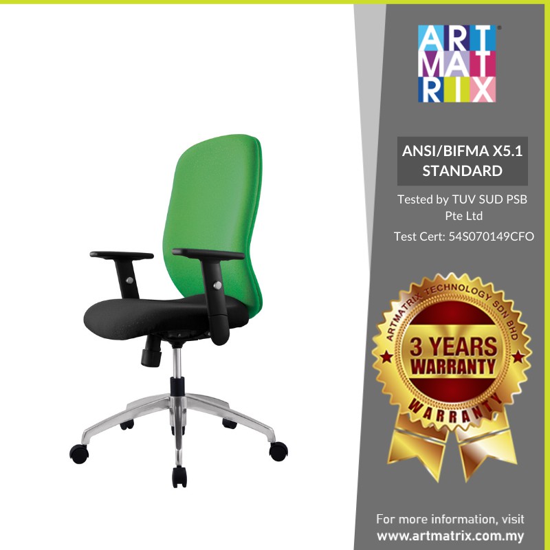 [Ready Stock] AERO Mid Back Office Chair - Viral Office Furniture ...