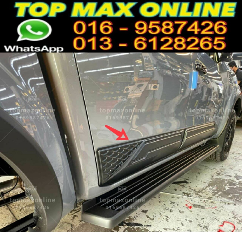 Nissan Navara 2021 side door panel cladding cover | Shopee Malaysia