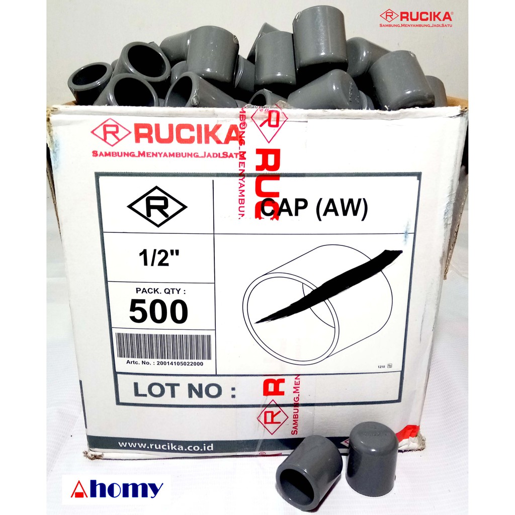 Dop 1/2" TS AW thick rucika pvc pipe cover cap | Shopee Malaysia