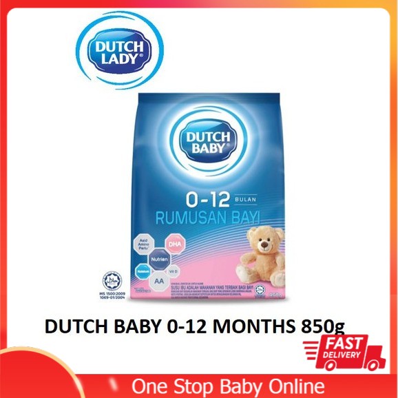 Dutch Baby Milk Formula 0-12 Months 850g(Exp date:01/2026) | Shopee Malaysia