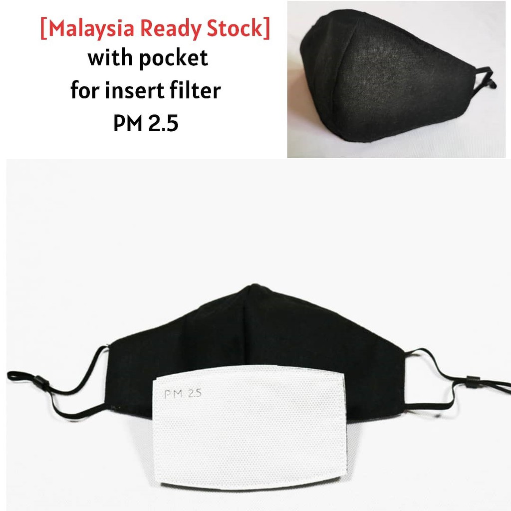 FACE MASK (WITH POCKET) | Shopee Malaysia
