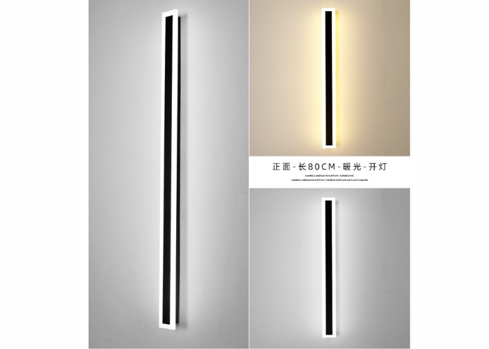 LED Long Wall Light Weatherproof Modern Lights Outdoor Corridor Porch ...