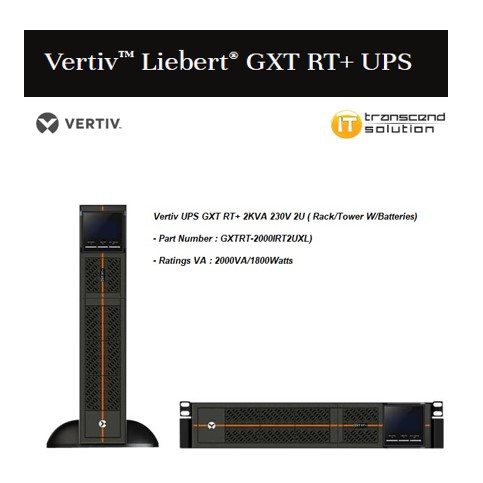 Vertiv Liebert GXT RT + Online UPS 1KVA/1.5KVA/2KVA/3KVA | Shopee Malaysia