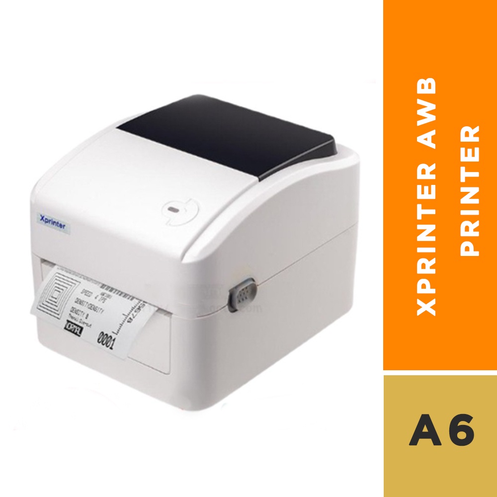Xprinter A6 Thermal printer Bluetooth 460B Shopee Waybill Barcode ...
