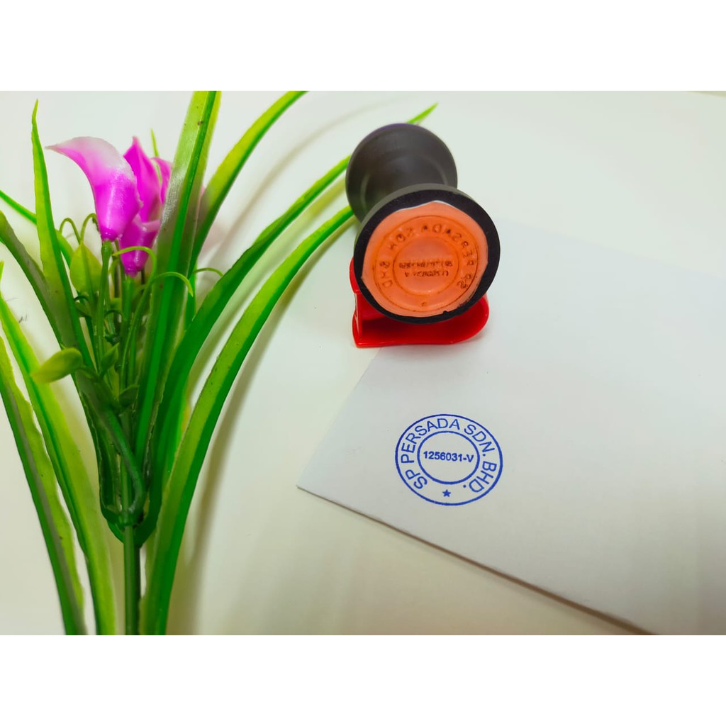 COP BULAT - RUBBER STAMP ROUND/COP COMPANY SYARIKAT/JABATAN/SEKOLAH/BUSINESS/LOGO 🔥🔥 | Shopee ...
