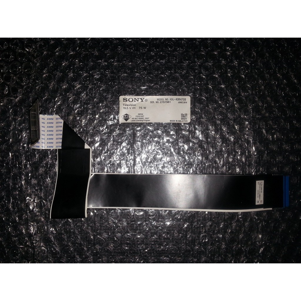 SONY KDL-40R470B TV LVDS RIBBON TCON BOARD FLEX CABLE | Shopee Malaysia