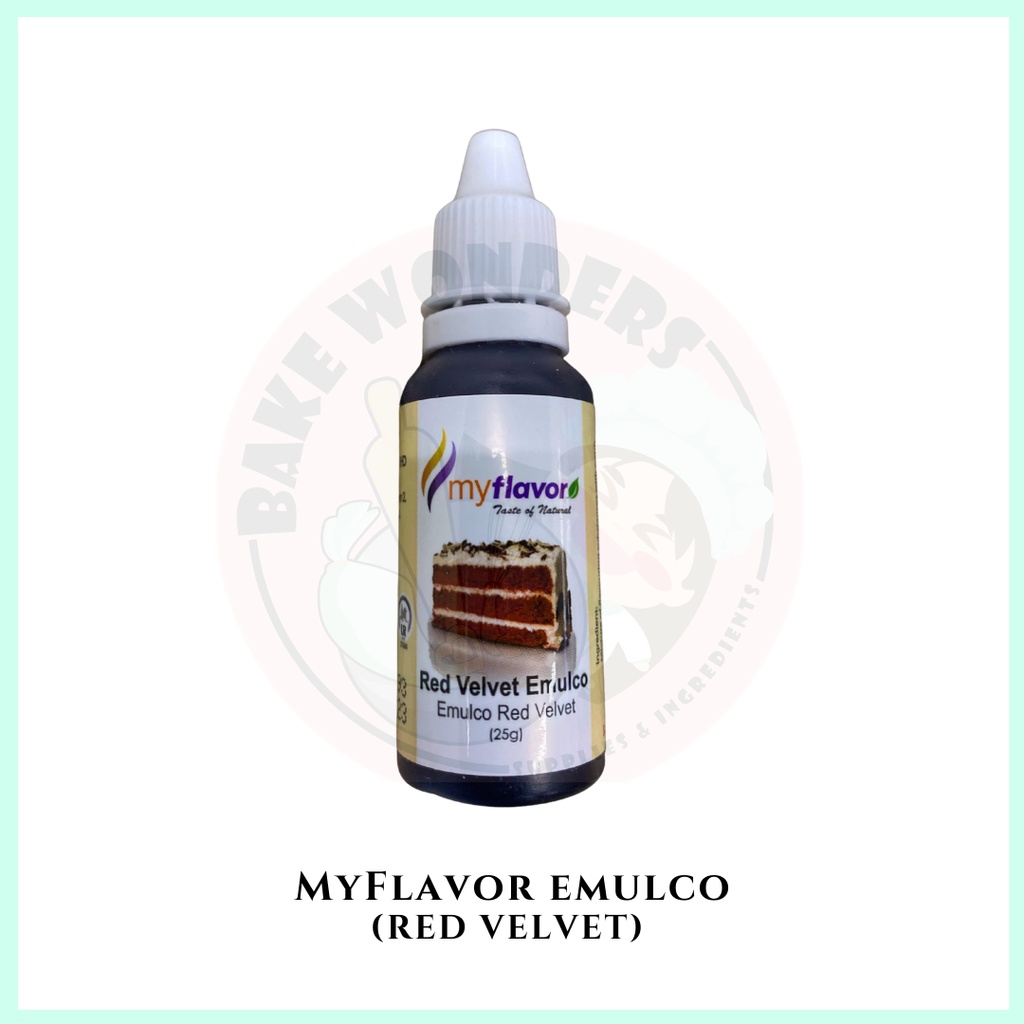 Myflavor Emulco Myflavor Flavoring 25G Vanilla Chocolate Lychee Red ...