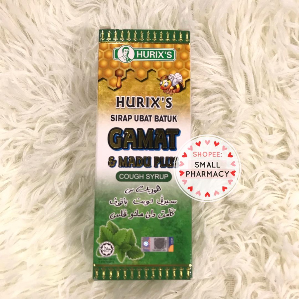 Hurix’s Sirap Ubat Batuk Gamat & Madu Plus Cough Syrup 60ml / 100ml ...