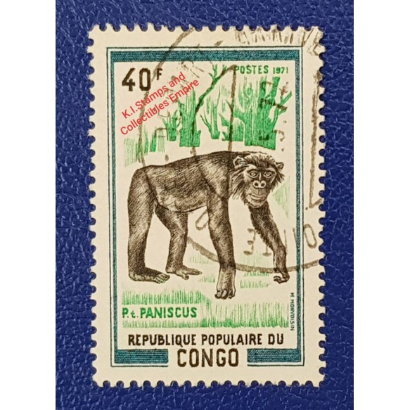 1971 Rep.Democratic CONGO Monkey CTO Stamp | Shopee Malaysia