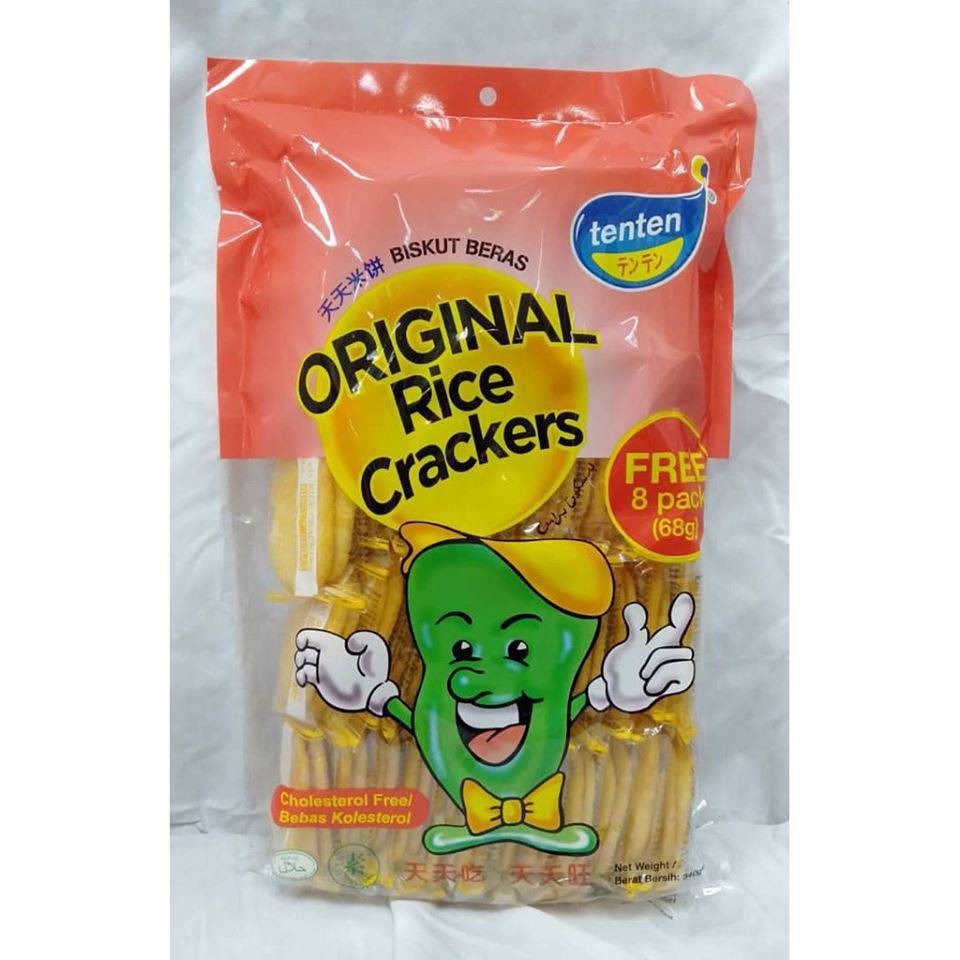 TEN TEN ORIGINAL RICE CRACKER 360g (40x2PCS) | Shopee Malaysia