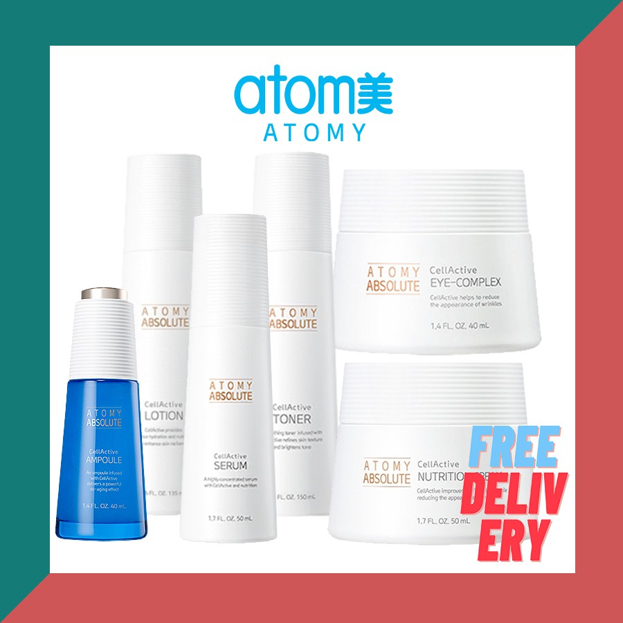 [Atomy] absolute cellactive line toner / lotion / serum / ampoule ...