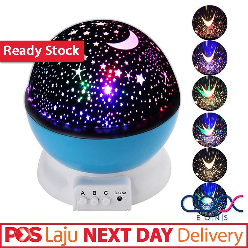 STARY SKY Projector Galaxy Night Mode Lights Star Moon Projector LED ...