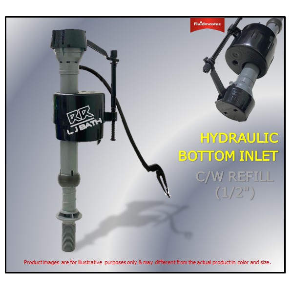 RFM - 400UK 054 Hydraulic bottom inlet c/w refill [ 1/2 ...