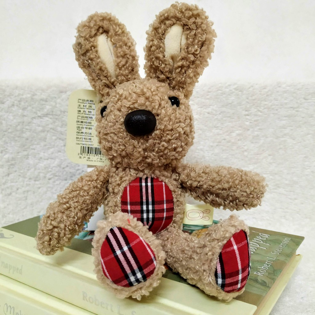 [READY STOCK IN MALAYSIA] Furry Bunny Keychain Soft Stuffed Toys Dolls ...
