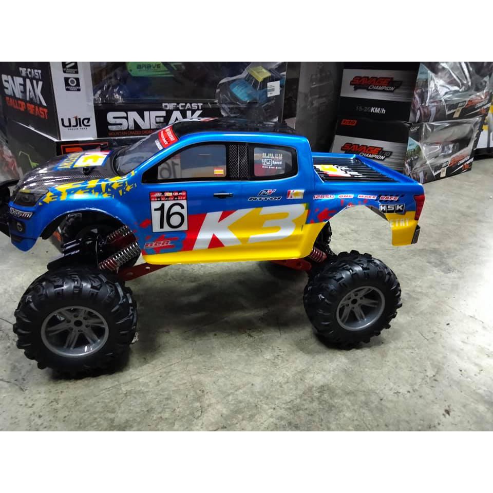 50CM LARGe Truck 4WD RC Car PICK UP MOSTER TRUCK OFF ROAD 1/10 4x4 ...