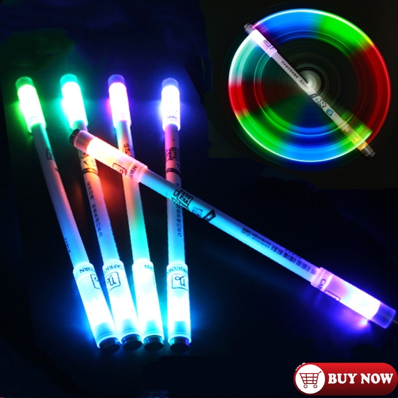 DC LED Lighting Spinning Pen/ Balance Oily Pen/ Luminous Turning Pen ...