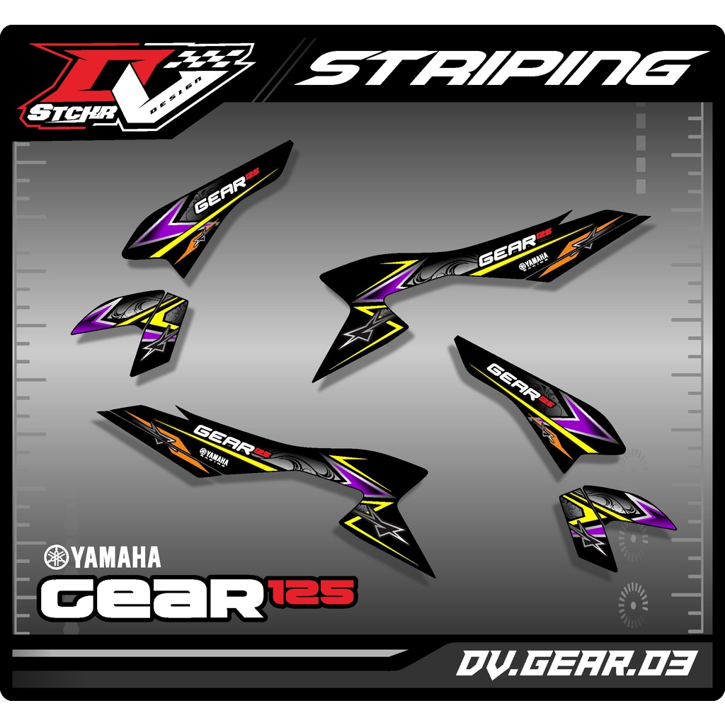 Striping Mio GEAR 125 - Sticker Striping Variations List of Mio GEAR ...