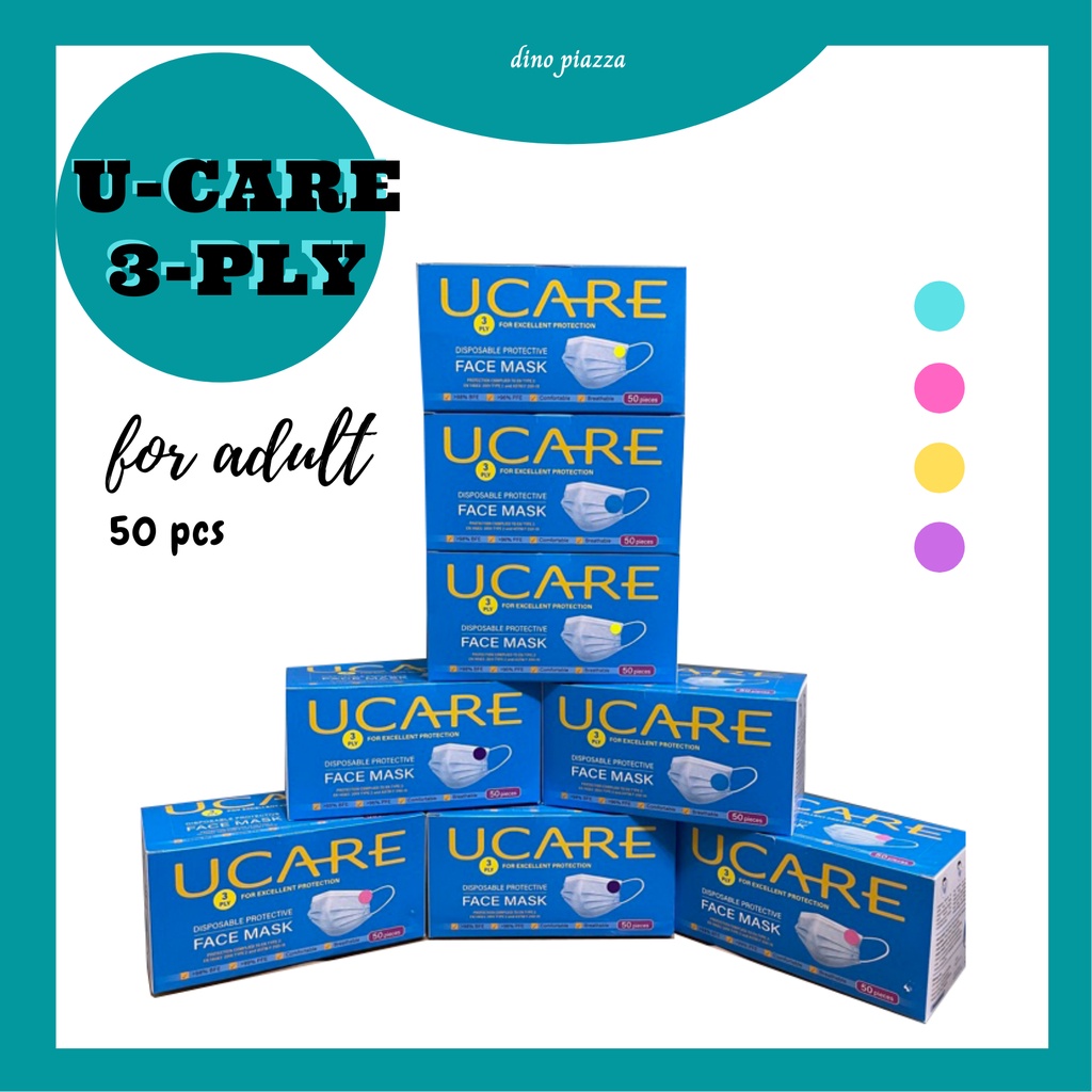 Ucare Medical Face Mask - 3 Ply 50's | Shopee Malaysia