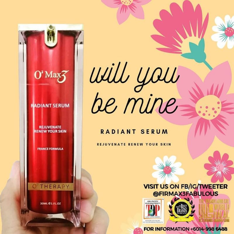 O2MAX3 RADIANT SERUM (RENEW SKIN) | Shopee Malaysia