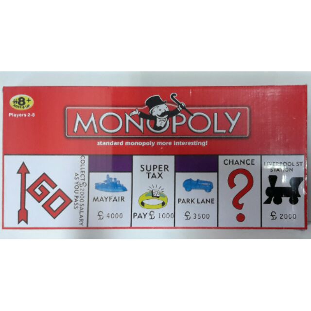 Monopoly standard Classic Board Game | Shopee Malaysia