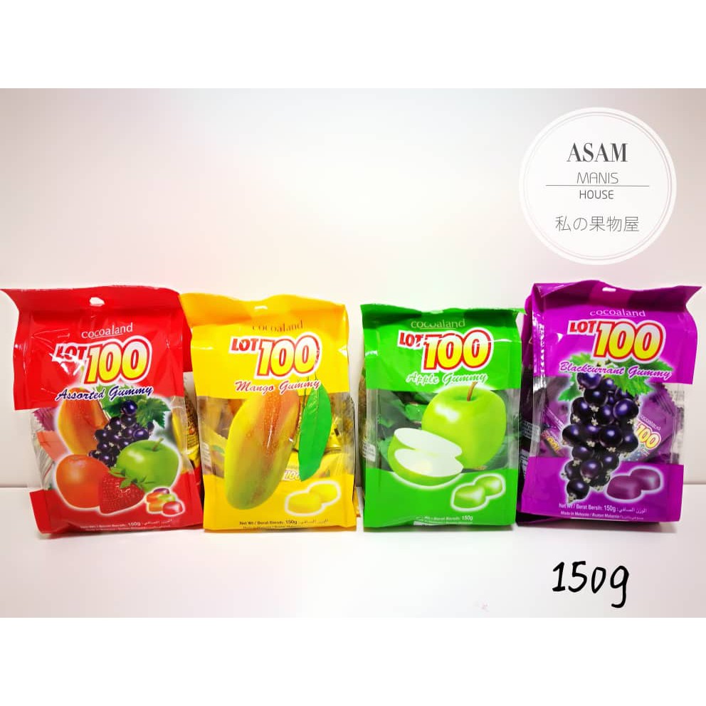 Lot 100 Assorted Flavor Gummy 130g | Shopee Malaysia